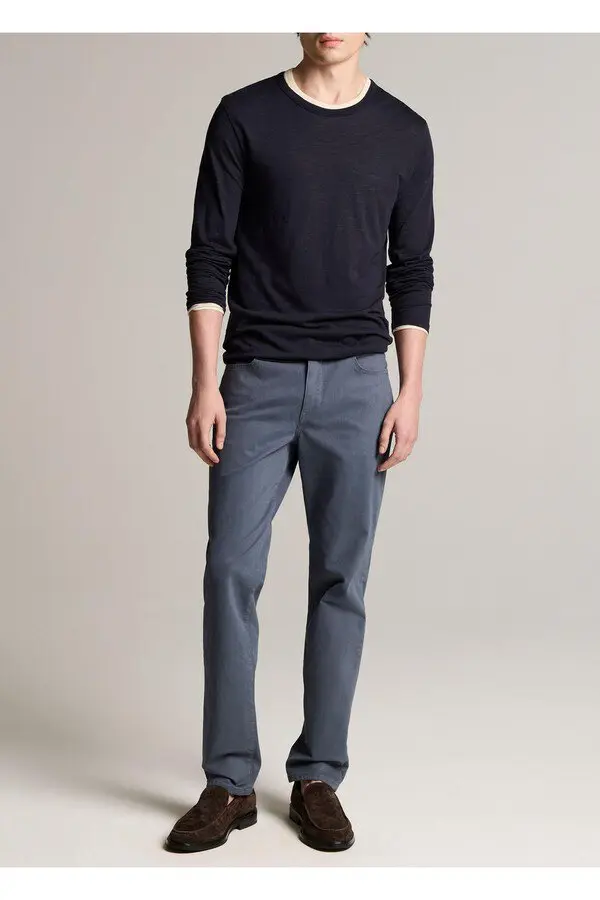 Vince Dylan Slim 5-pocket Peached Stretch-cotton Pant