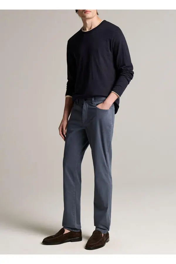 Vince Dylan Slim 5-pocket Peached Stretch-cotton Pant