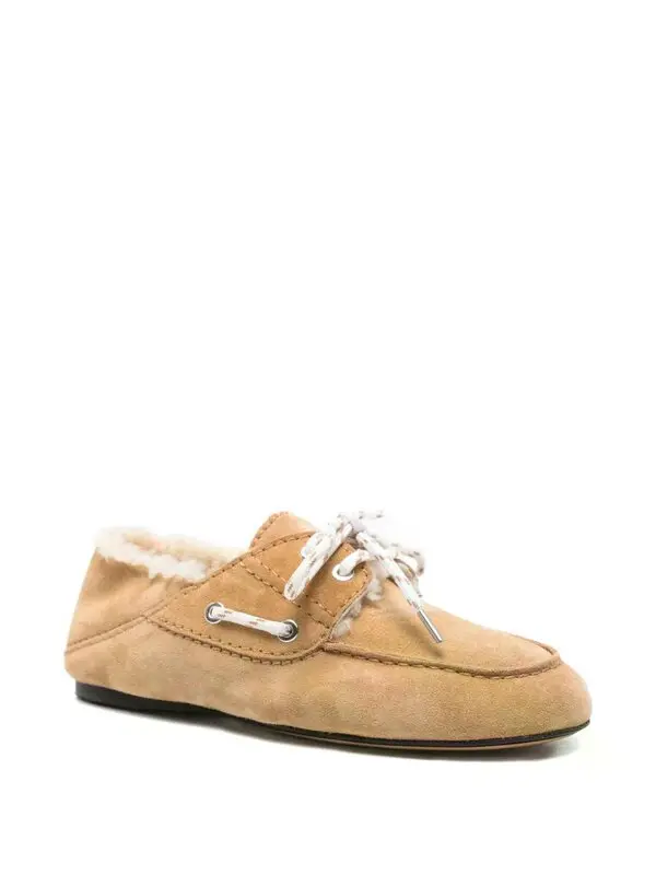 Sandro Suede Boat Shoes