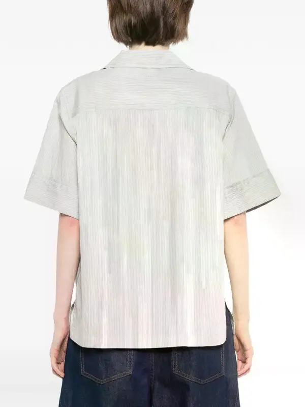 Maison Kitsuné Striped Resort Shirt