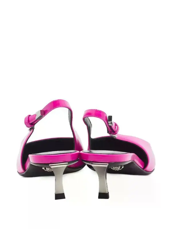 Versace Pin-point Slingback Pumps - Pink