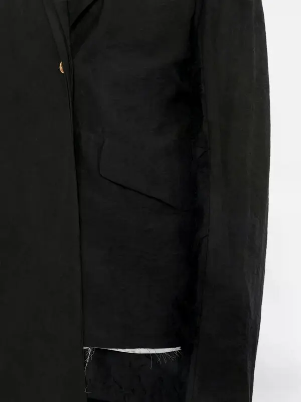 CHIAHUNG SU Reversible Lapel-scarf Blazer