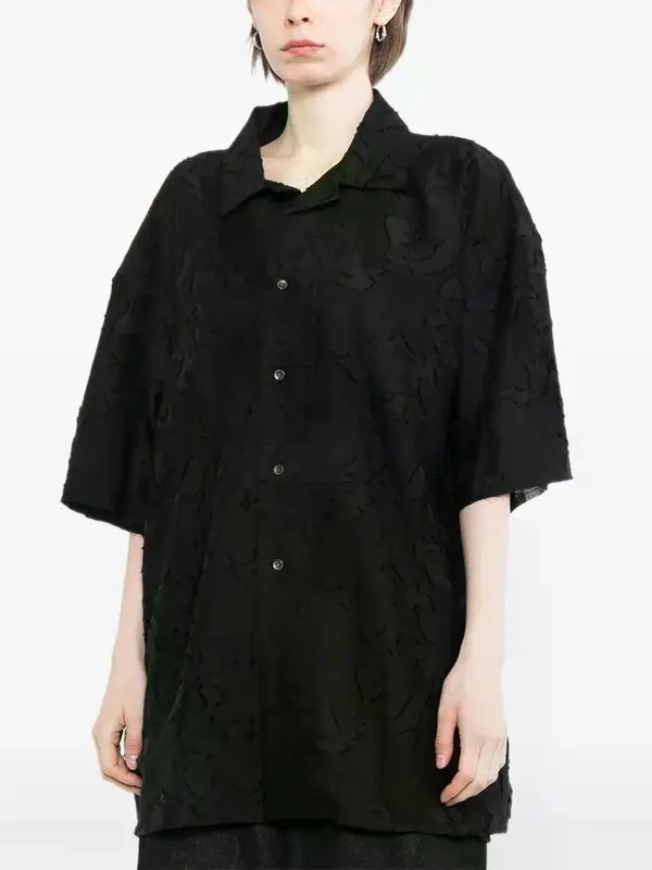 CHIAHUNG SU Hand-woven Floral Shirt