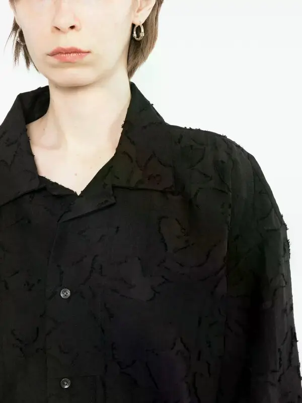 CHIAHUNG SU Hand-woven Floral Shirt