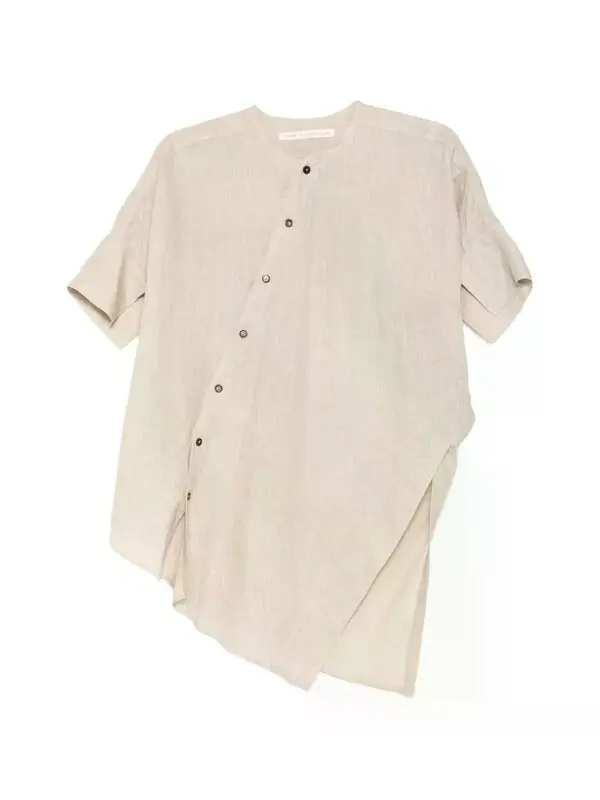 FORME D'EXPRESSION Asymmetric Hem Shirt