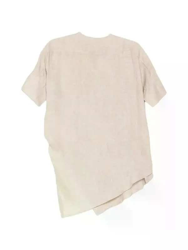 FORME D'EXPRESSION Asymmetric Hem Shirt