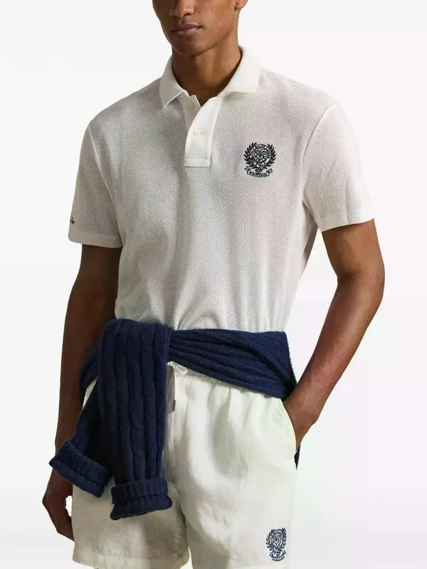 Polo Ralph Lauren Crest Pointelle Polo Shirt