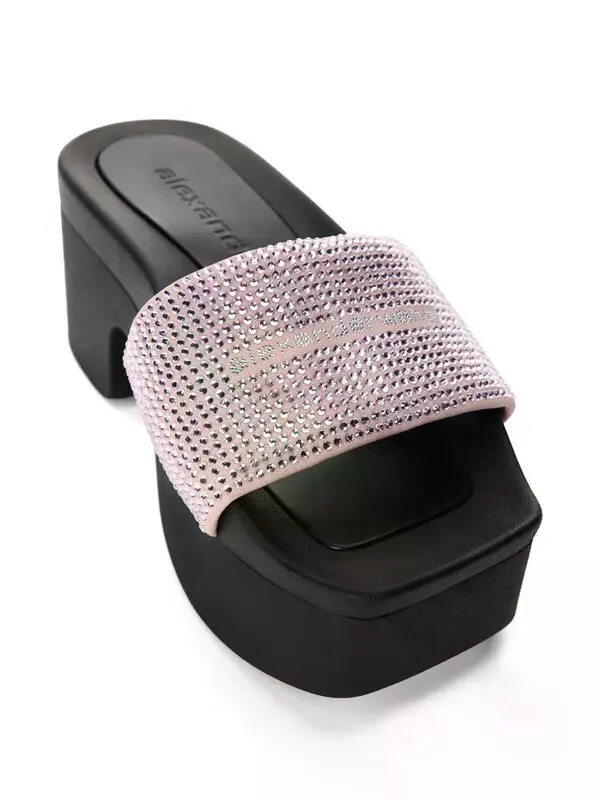 Alexander Wang Crystal-embellished Platform Sandals