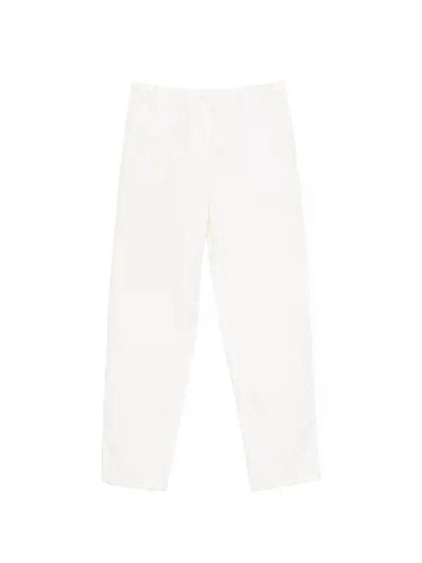 THE ROW Fael Straight-leg Trousers - Neutrals