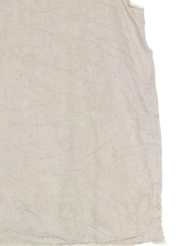 Comme Des Garçons Sleeveless Top With Frayed Edges