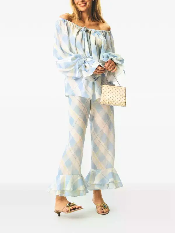 Sleeper Billowy-sleeve Blouse