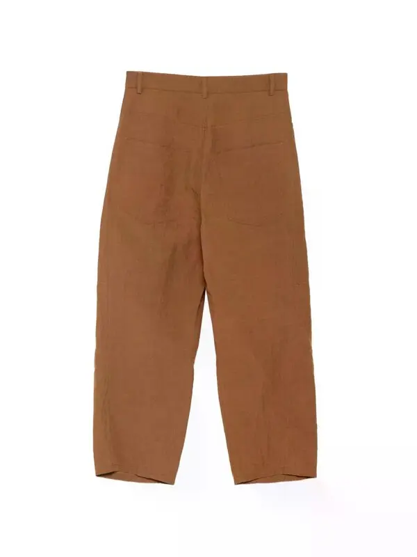 FORME D'EXPRESSION Skewed Five-pocket Trousers
