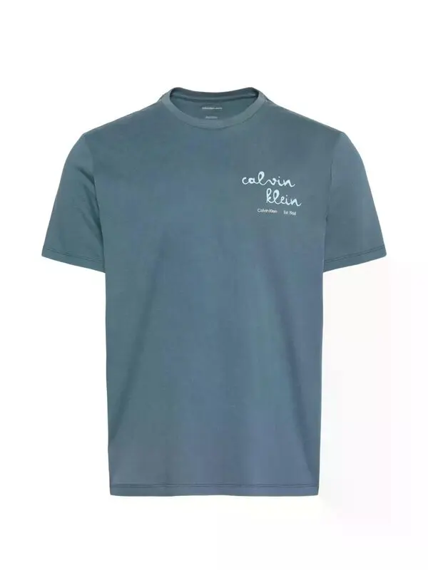Calvin Klein Logo-print T-shirt - Blue