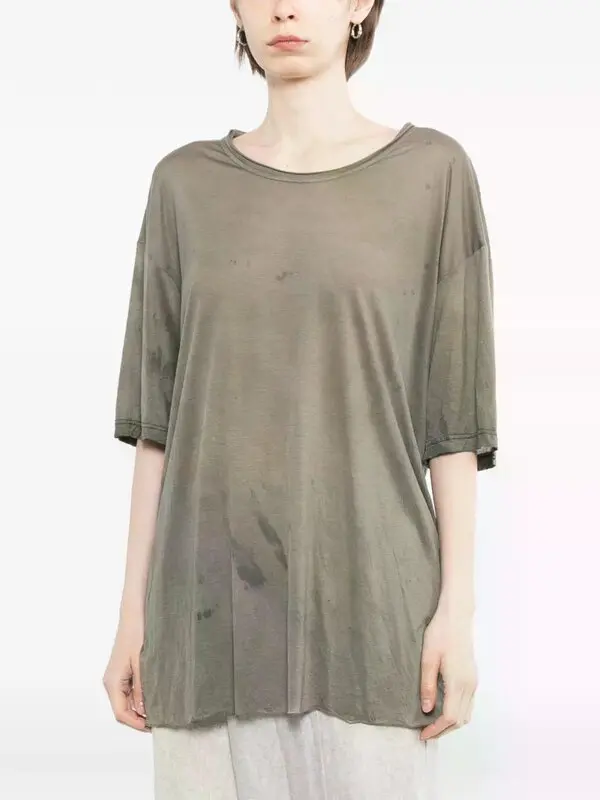 CHIAHUNG SU Hand-dyed Relaxed-fit T-shirt