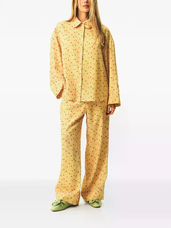 Sleeper Pastelle Oversized Shirt - Yellow