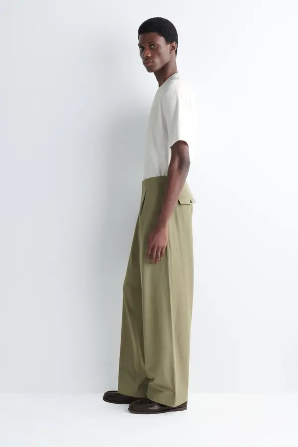 Cos Relaxed-fit Wide-leg Pants