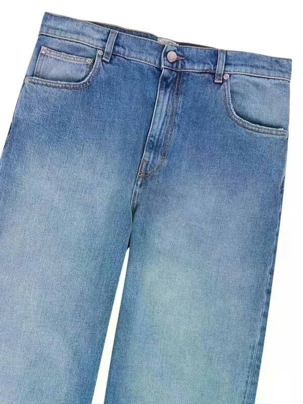 Calvin Klein Washed Effect Straight-leg Jeans
