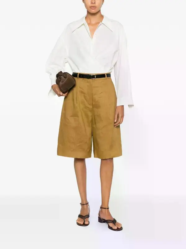 Max Mara Pleated Shorts