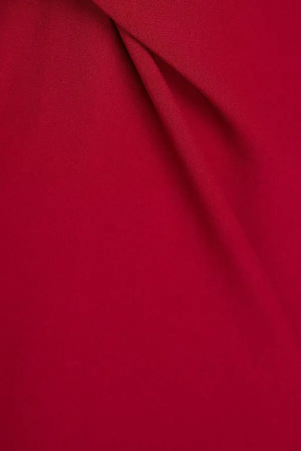 Alexander McQueen Strapless Crepe Gown