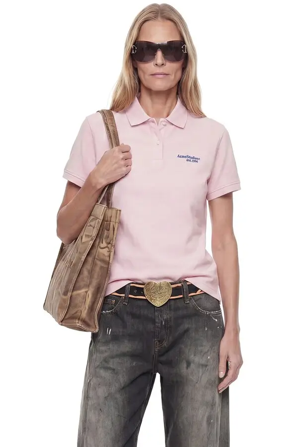 Acne Studios Logo Polo T-shirt