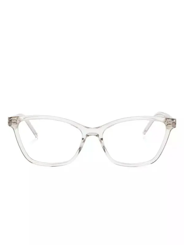 Saint Laurent Rectangle-frame Glasses - Neutrals