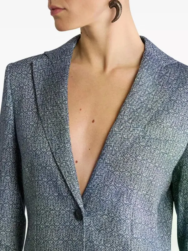 Etro Jacquard Single-breasted Jacket