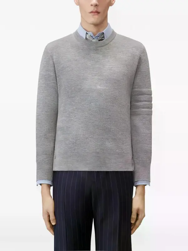 Thom Browne 4-bar Ottoman Milano-stitch Jumper