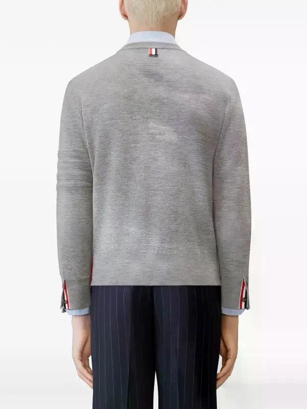 Thom Browne 4-bar Ottoman Milano-stitch Jumper