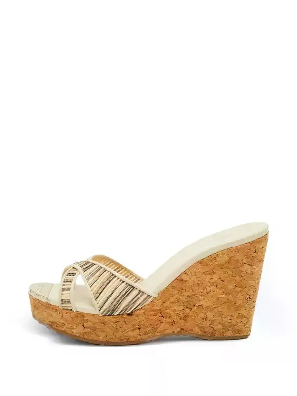 JIMMY CHOO Pandora Wedge Sandals