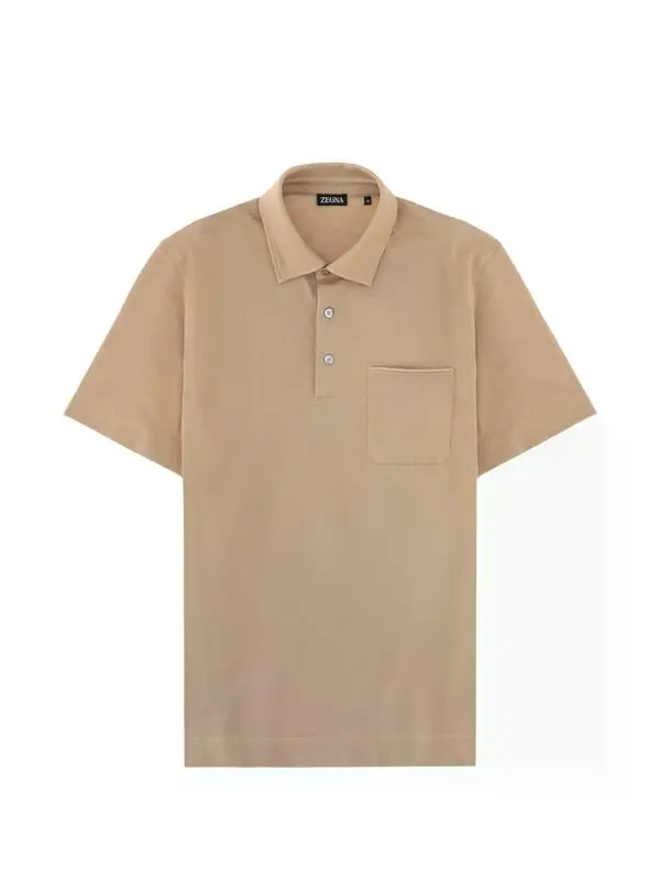 Zegna Chest-pocket Polo Shirt - Neutrals