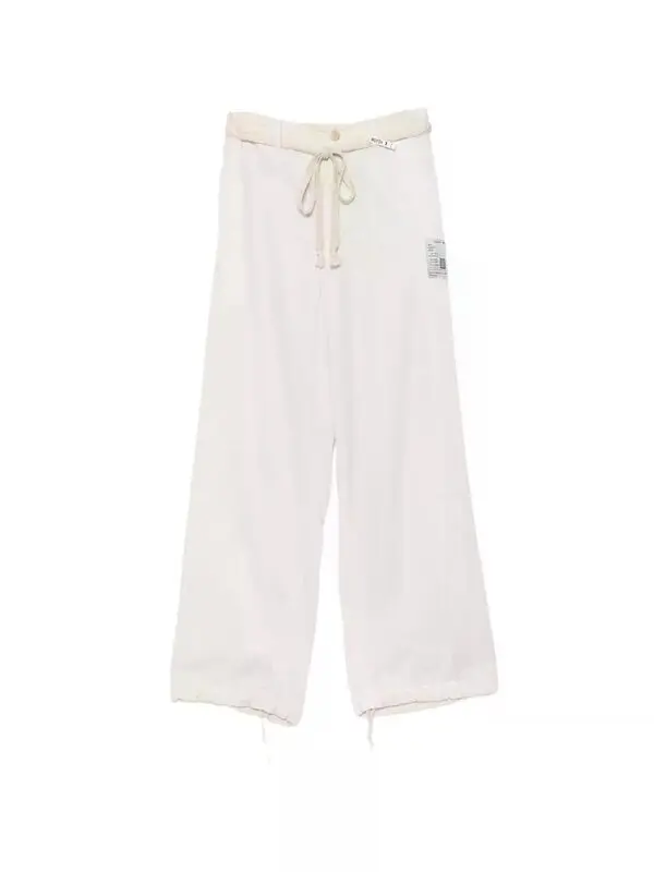 Mihara Yasuhiro Satin Drawstring Trousers