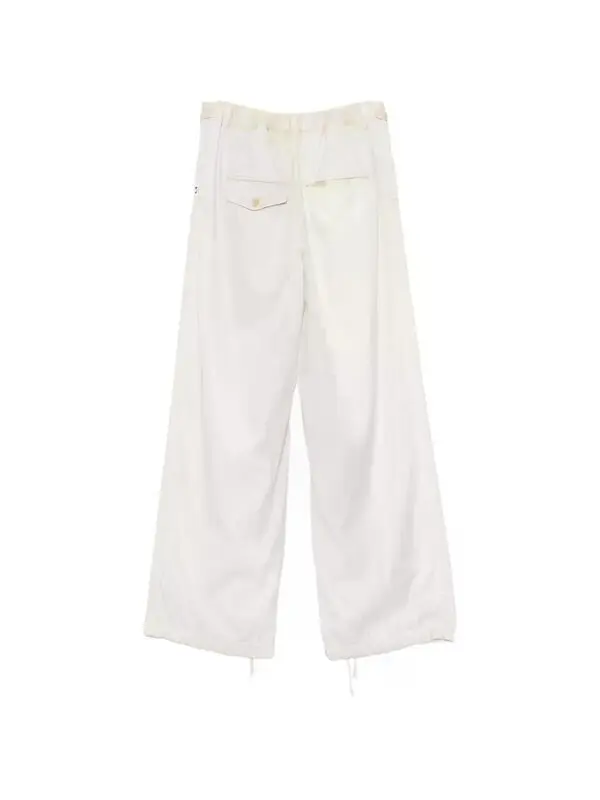 Mihara Yasuhiro Satin Drawstring Trousers