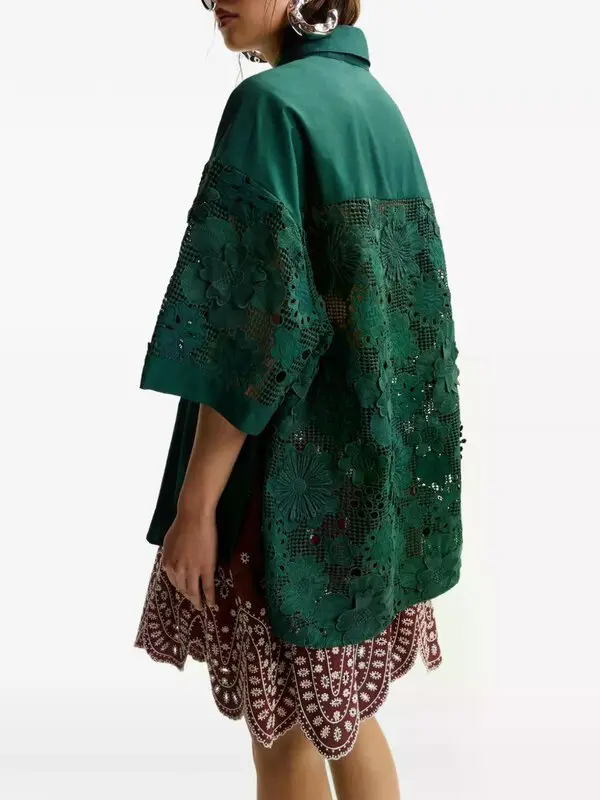 Essentiel Antwerp Lace Insert Oversized Shirt