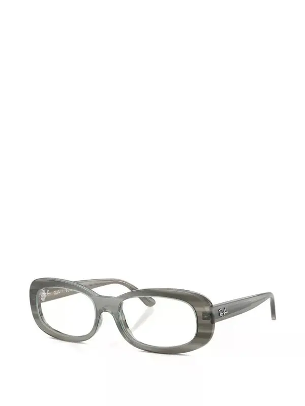 Ray-ban Oval Frame Eyeglasses - Grey