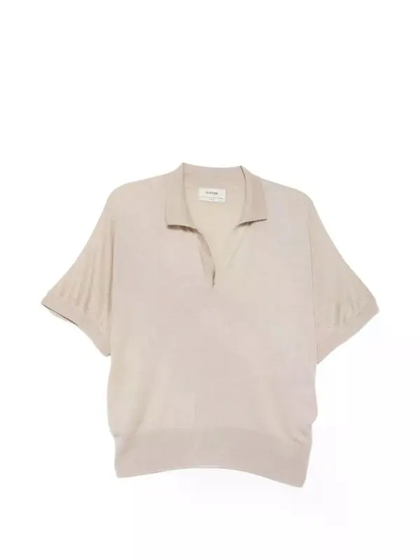 SYSTEM Batwing Sleeve Knitted Top