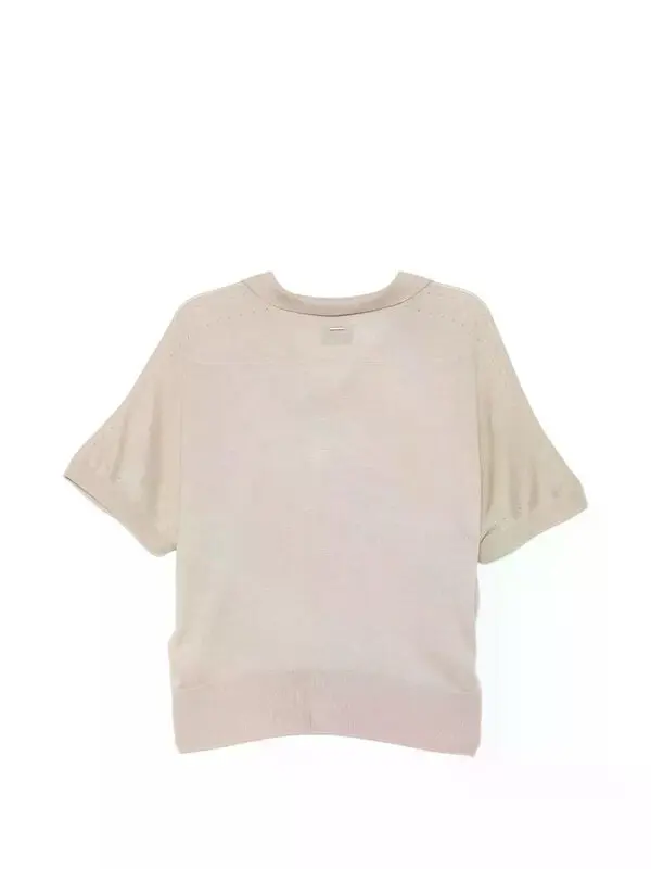 SYSTEM Batwing Sleeve Knitted Top