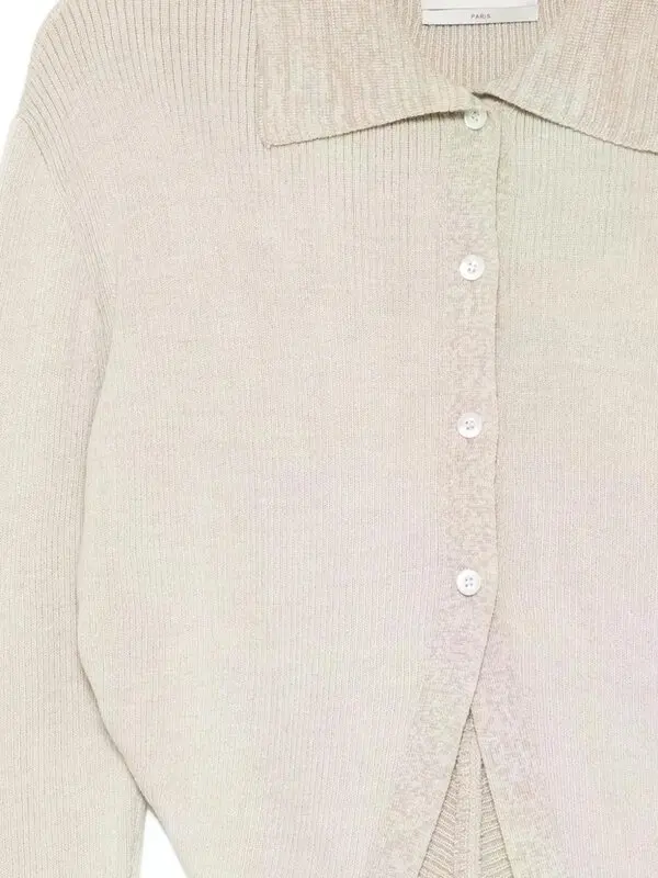 SYSTEM Curved Hem Cardigan