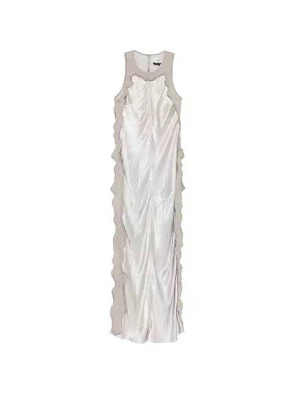 HAIKURE Toto Frayed-edge Dress - Silver