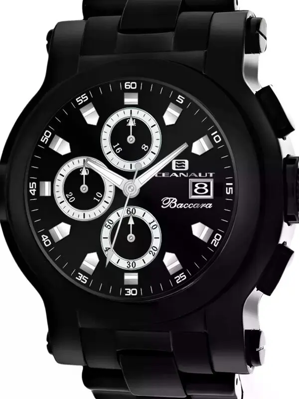 OCEANAUT Baccara Xl 50mm Chronograph Watch - Black