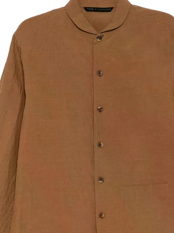FORME D'EXPRESSION Arc Round-collar Shirt