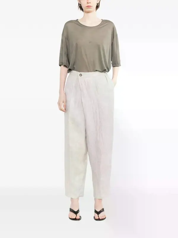 CHIAHUNG SU Hand-woven Yarn-dyed Trousers
