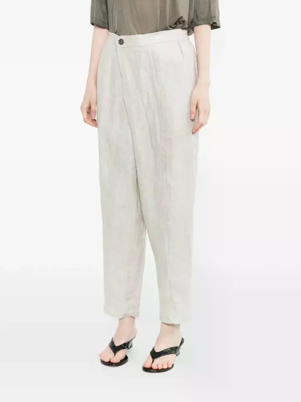 CHIAHUNG SU Hand-woven Yarn-dyed Trousers