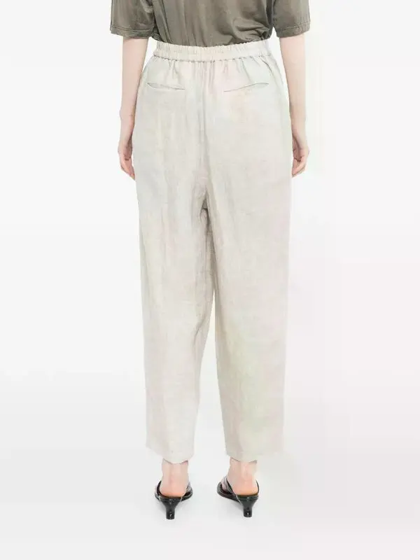 CHIAHUNG SU Hand-woven Yarn-dyed Trousers