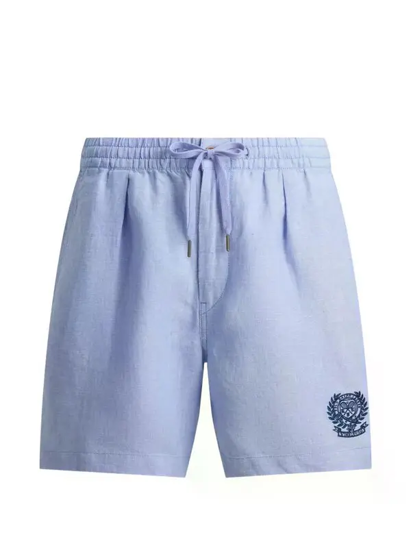 Polo Ralph Lauren Linen Drawstring Shorts - Blue