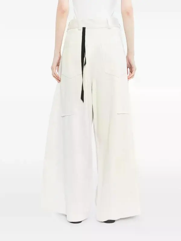 MARINA YEE Pleated Wide-leg Jeans