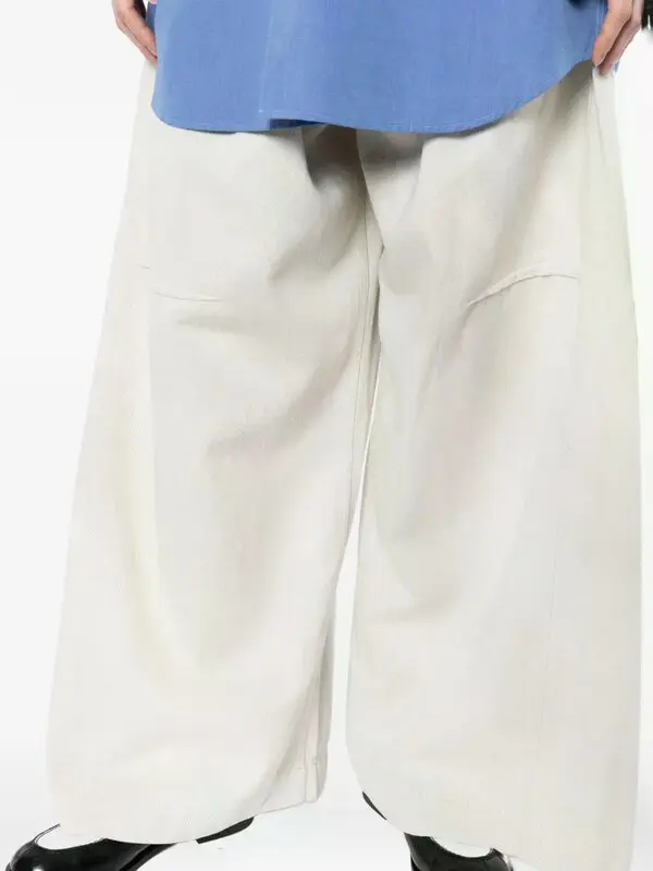 MARINA YEE Pleated Wide-leg Jeans