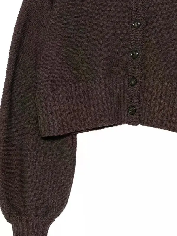 LOW CLASSIC Puff-sleeve Cardigan