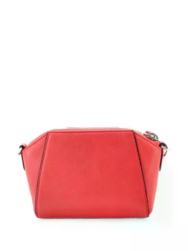Givenchy Antigona Leather Nano Crossbody Bag - Red