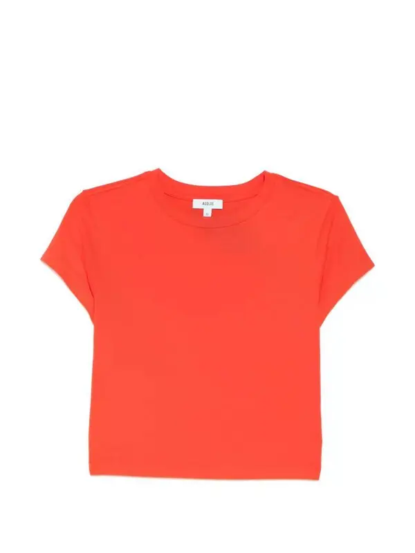 AGOLDE Shrunken T-shirt - Red