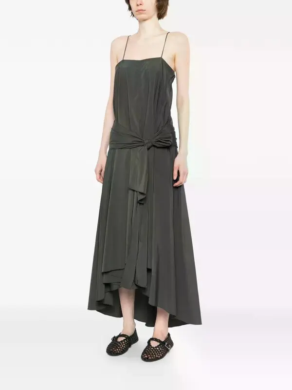 SYSTEM Asymmetric Spaghetti-strap Dress